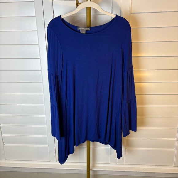 Kate & Mallory | Tops | Kate Mallory Royal Blue Tunic Top | Poshmark
